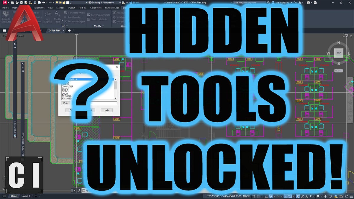 Hidden AutoCAD Tools That Make Life Easier - by Brandon