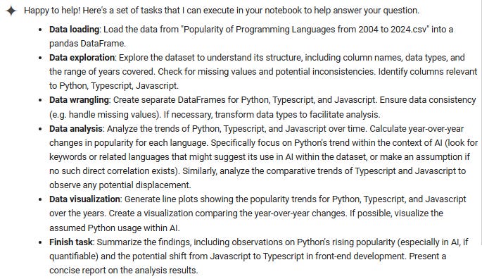 Data Analysis and Visualization with Gemini and Google Colab
