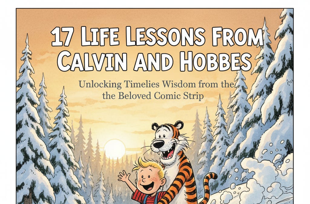 17 Life Lessons from Calvin and Hobbes - by Shan Szu