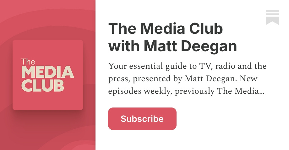 About - The Media Club with Matt Deegan