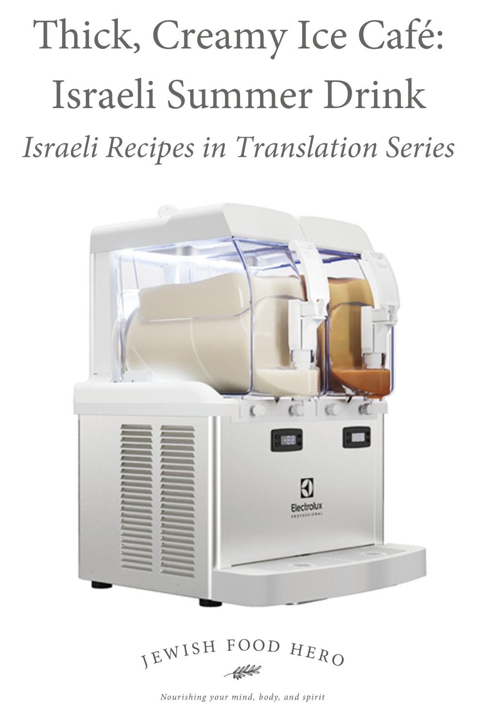 Thick, Creamy Ice Café: Israeli Summer Drink