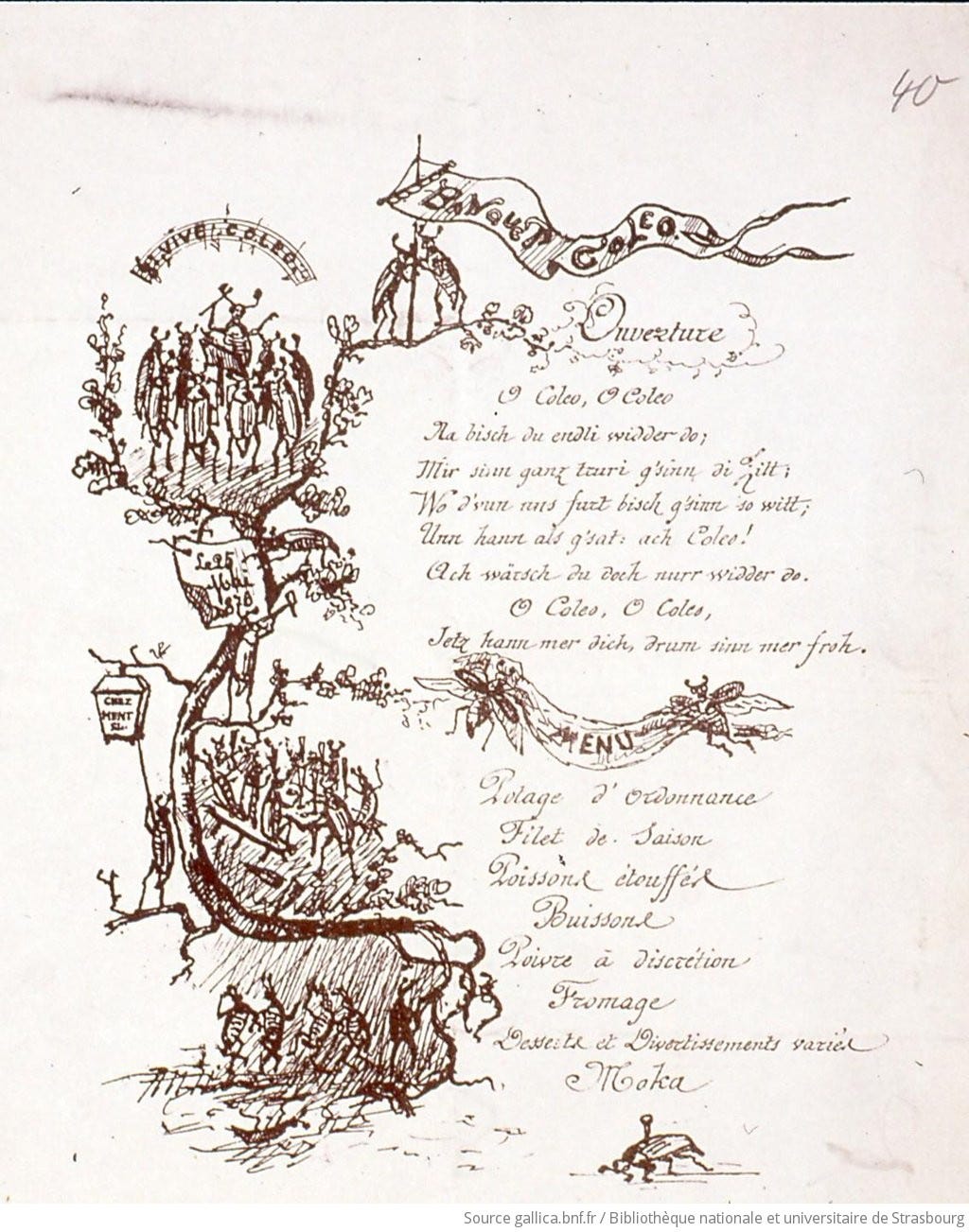My discovery of old French menus! - by Jenn Bragg