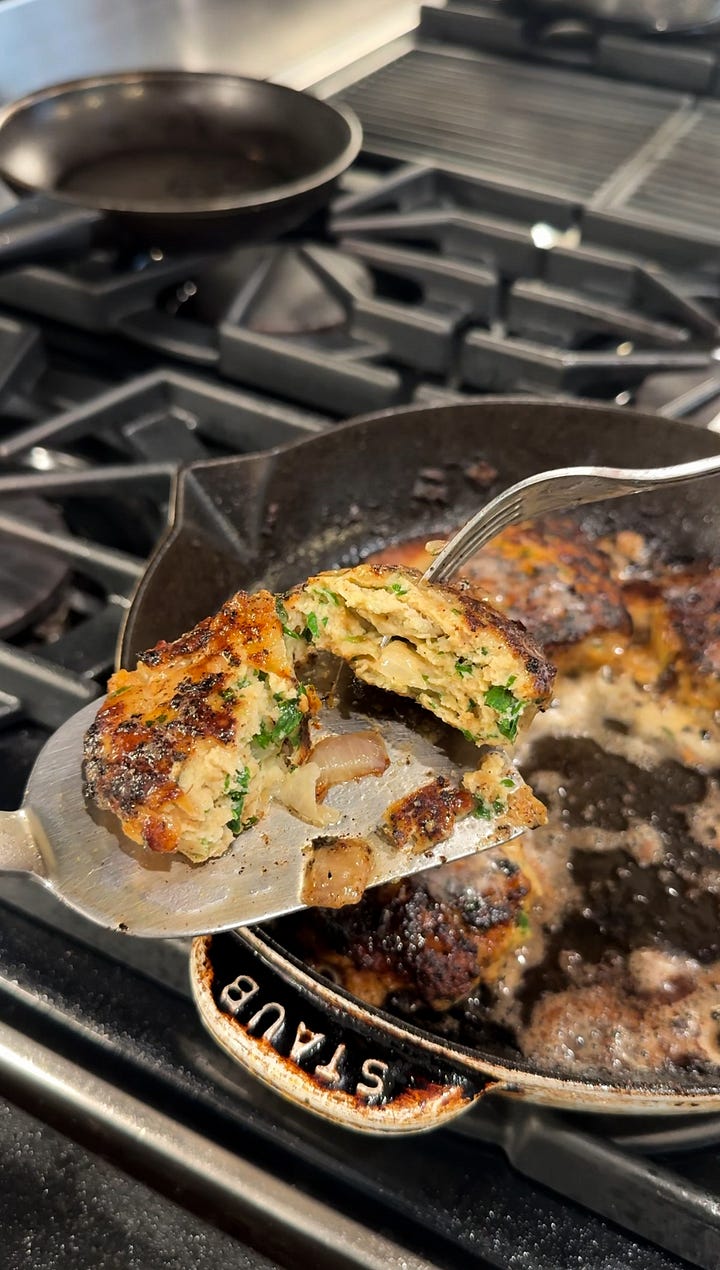 SMG Chicken Burgers with Spring Veggie Couscous