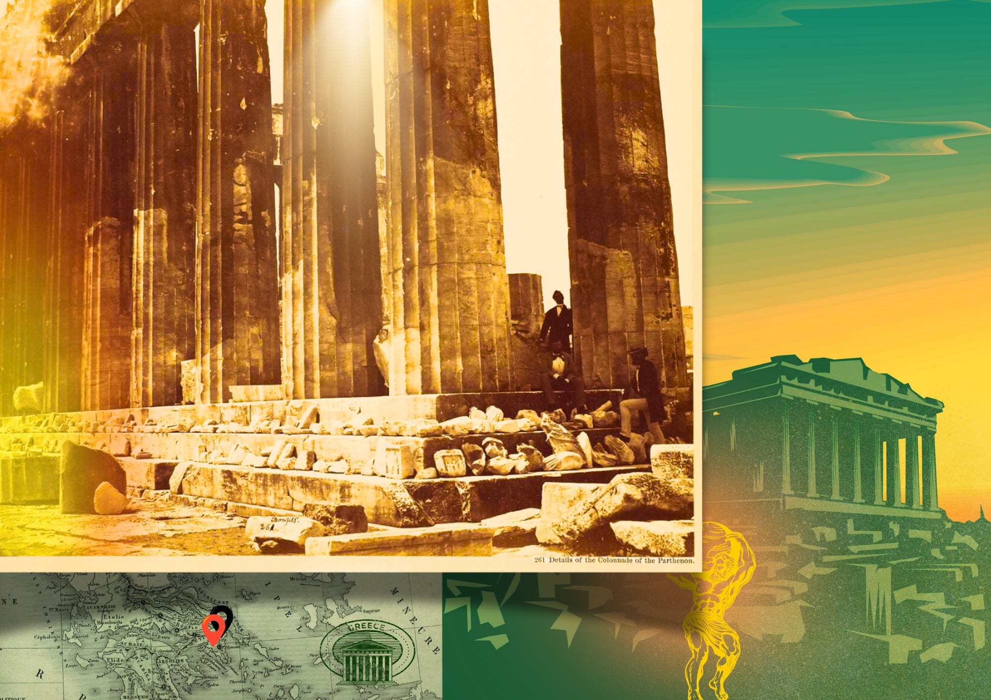 Our last dance at Parthenon Athens - by Thalia Toha