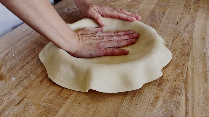 How to Roll-Out and Crimp Pie Dough - by Lisa Ludwinski