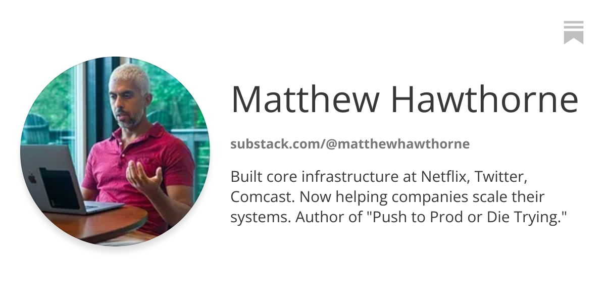 Matthew Hawthorne | Substack