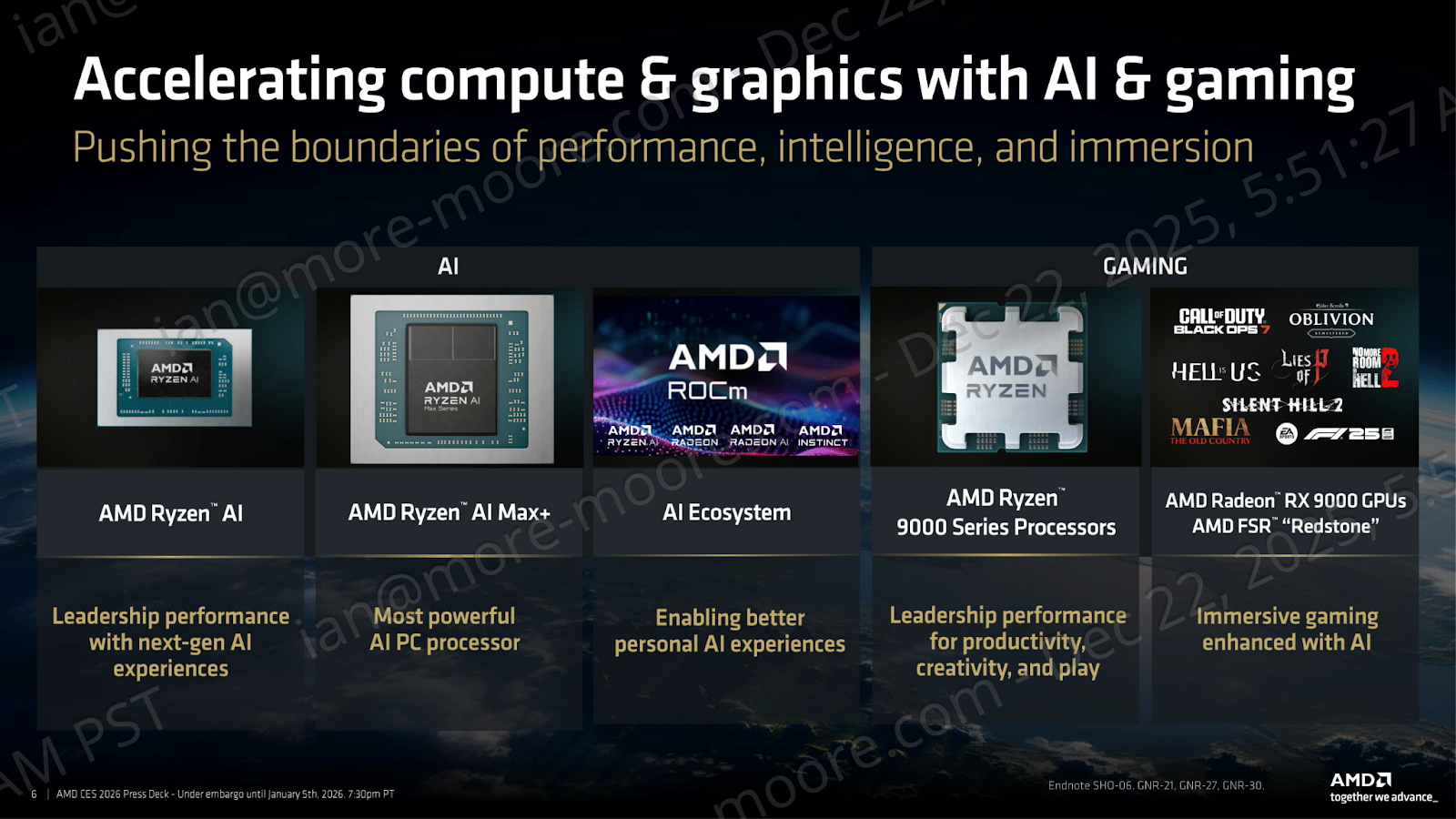 AMD Client Update at CES 2026 - by Gavin Bonshor