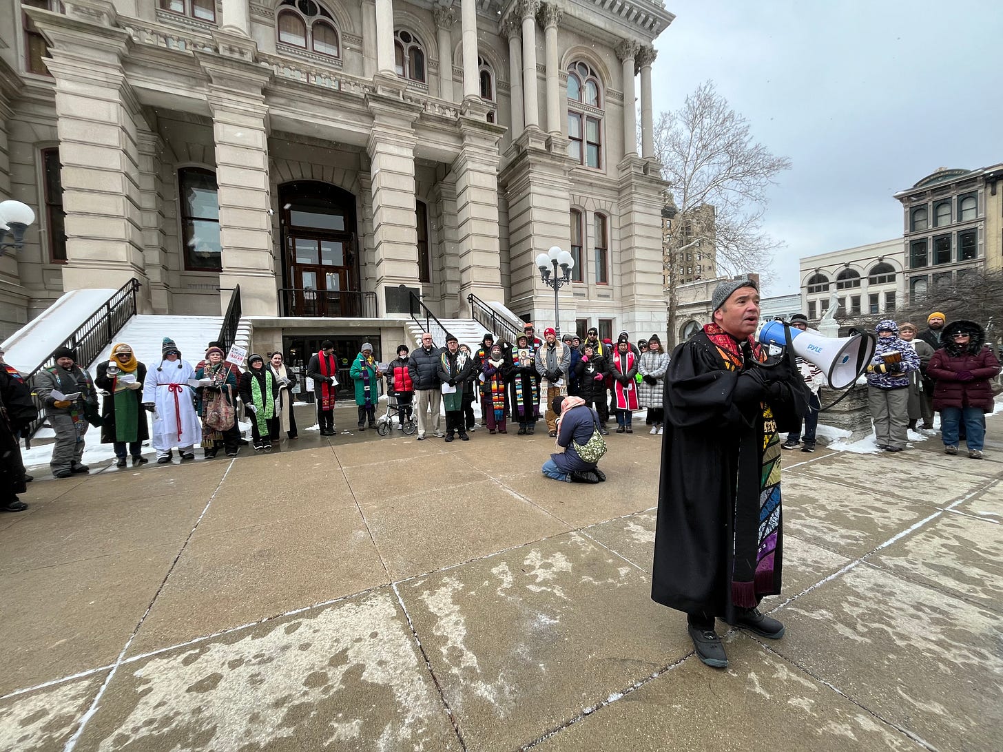 Interfaith clergy rally in Lafayette against ICE: ‘Communities are ...