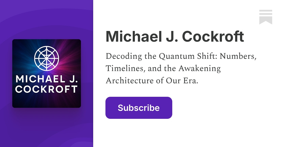 Michael J. Cockroft | Michael Cockroft | Substack