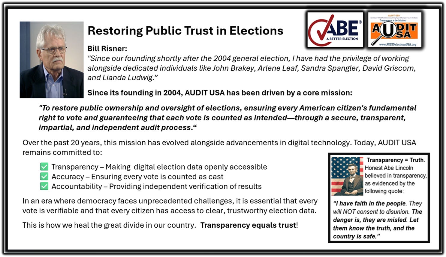 ACTUAL ACT OF VOTING IS SECRET PROCESS. COUNTING ANONYMOUS BALLOTS MUST ...