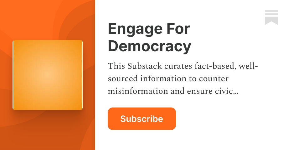 Engage For Democracy | Karla Ruzicka | Substack