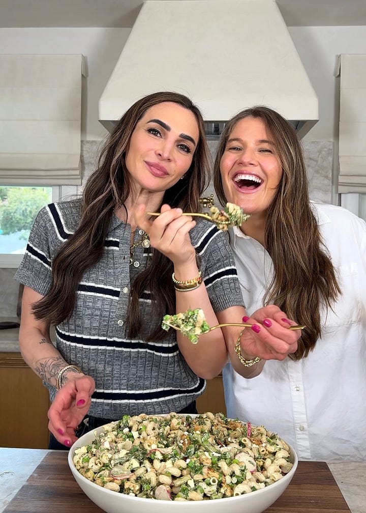 KJ x WTC Exclusive Recipe--SPRING VEGGIE & HERB PASTA SALAD