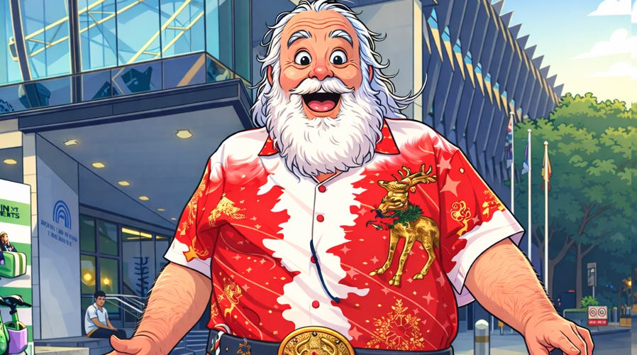 Jolly fat man reflects on 2025 - by Brett Debritz