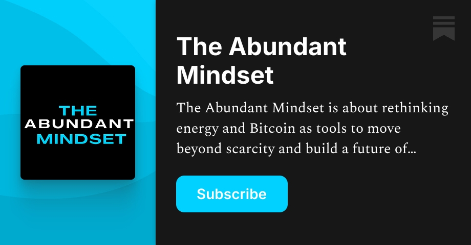 The Abundant Mindset | Beau Turner | Substack