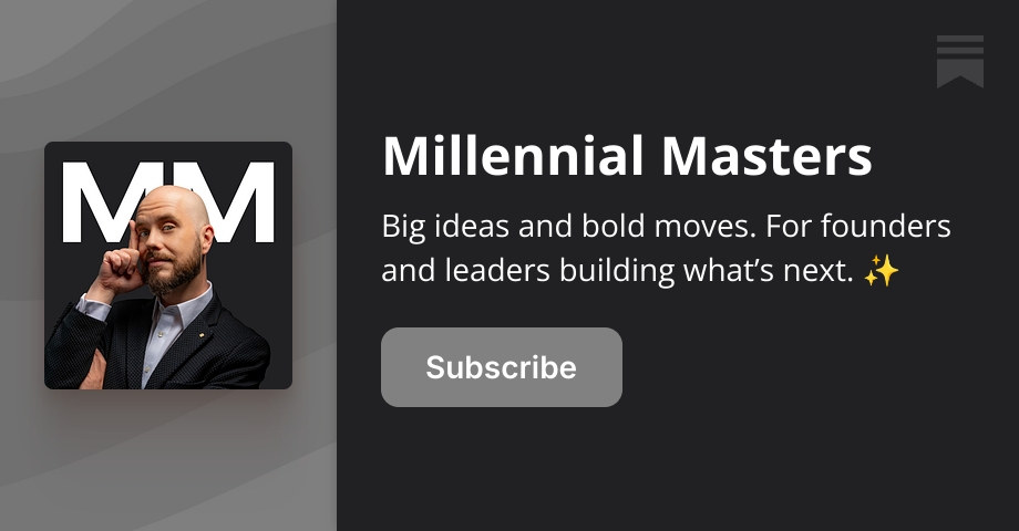 Millennial Masters | Daniel Ionescu | Substack