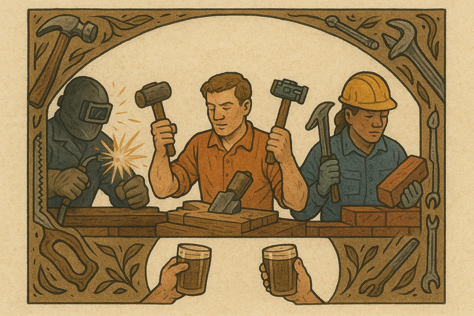 Elegy for the blokes that get stuff done. - by Andy Myers