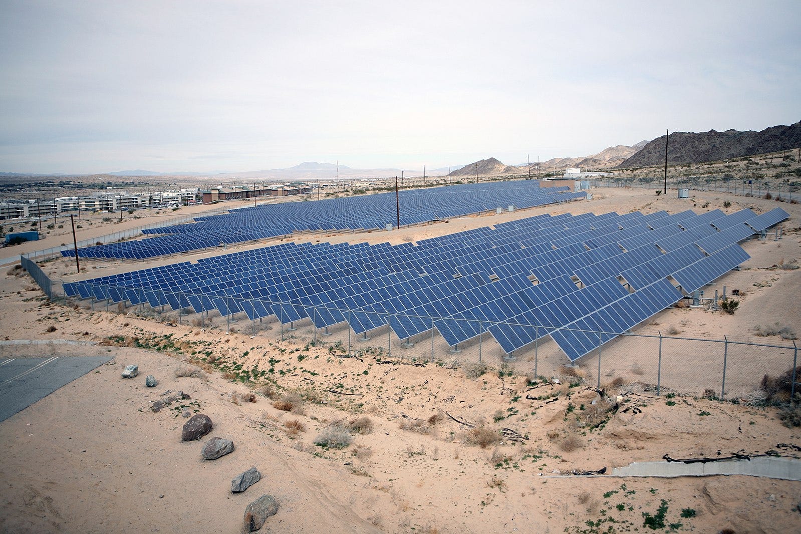 Solar Panels in the Desert and the Ecosystem