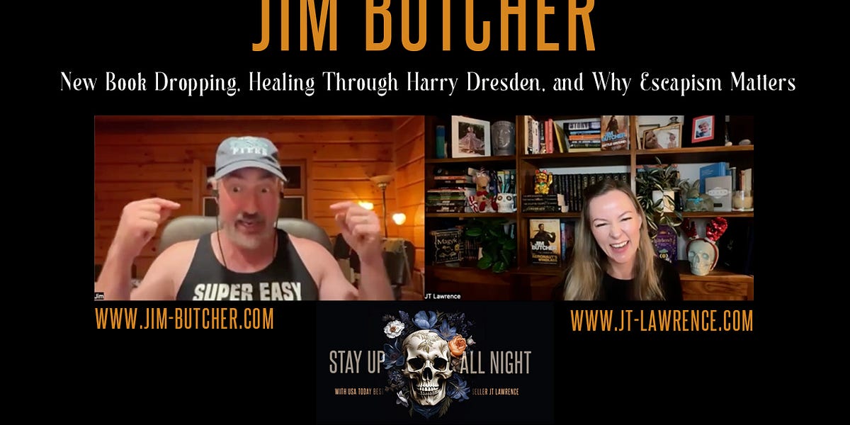 Jim Butcher: New Book Dropping, Healing Through Harry Dresden, and Why ...