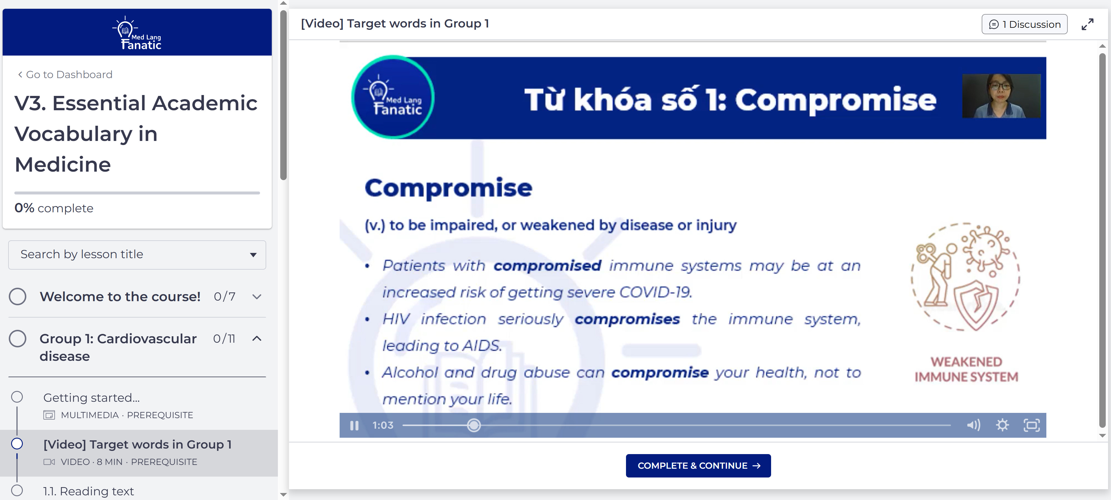 Định hướng học từ vựng như thế nào để đọc y văn hàn lâm?