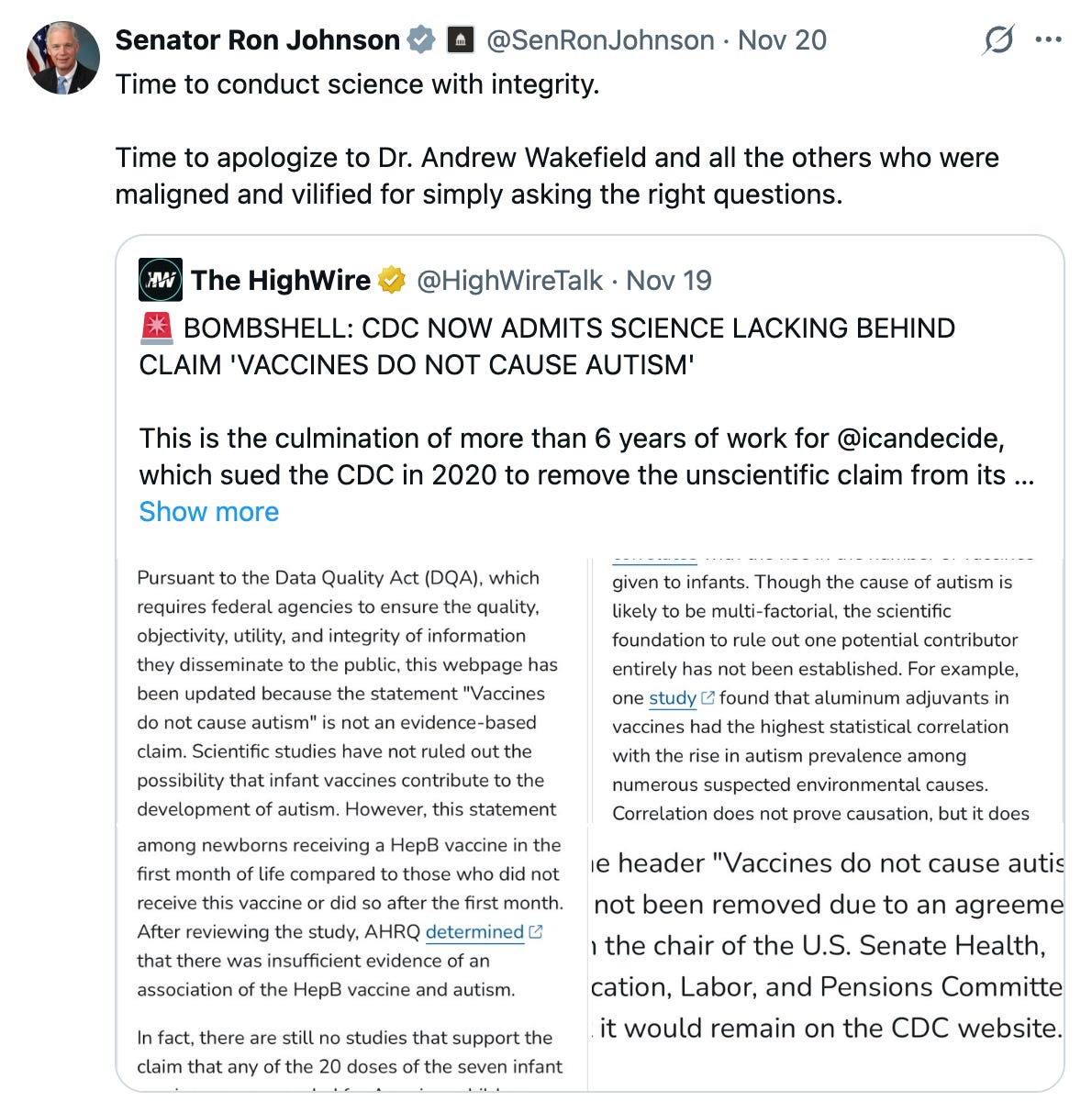 All the things Andrew Wakefield got wrong - by Derek Beres