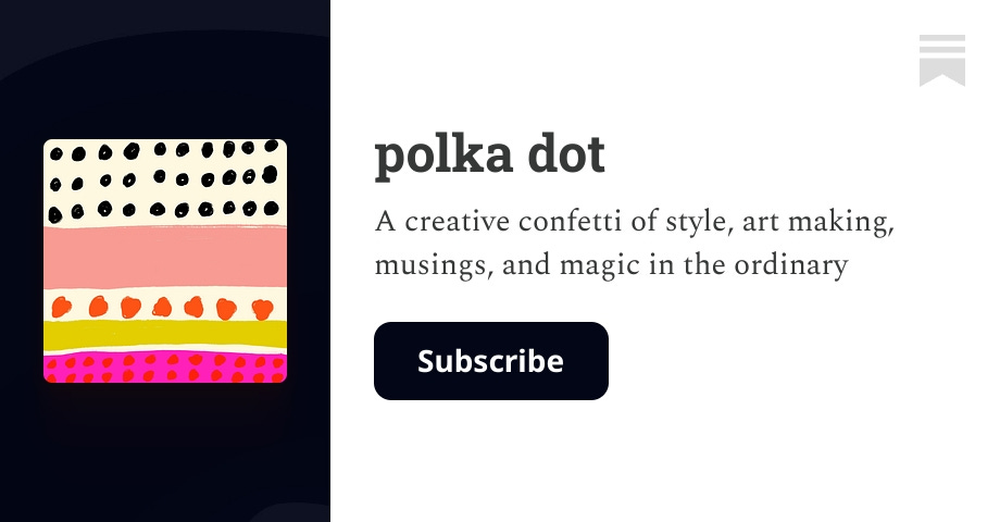 polka dot | Sara | Substack