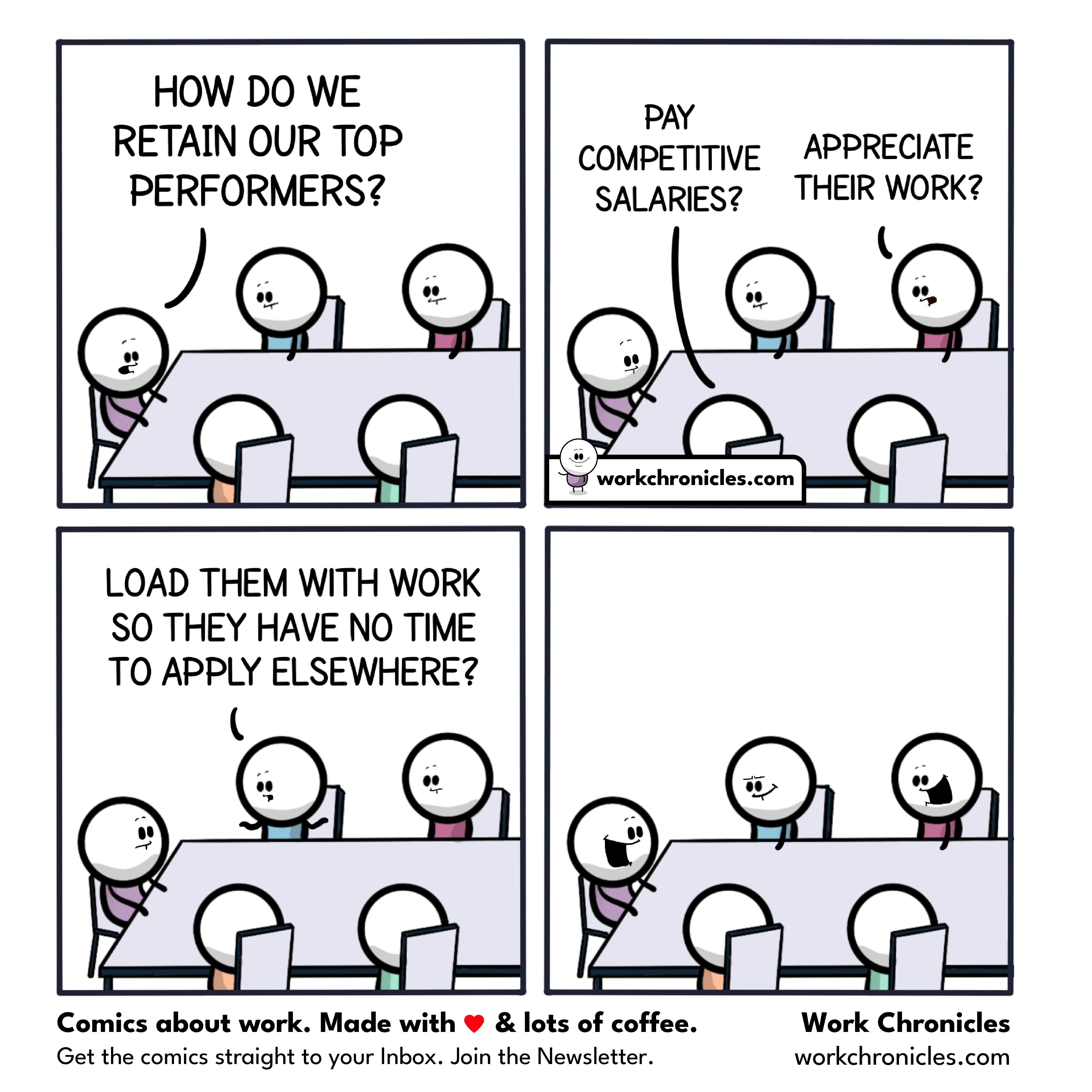 (comic) Retention Strategy - Work Chronicles
