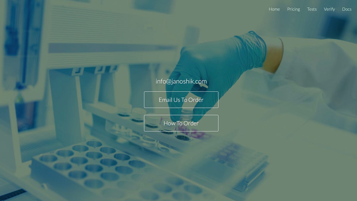 Janoshik Analytical Announces New Year Package Deals
