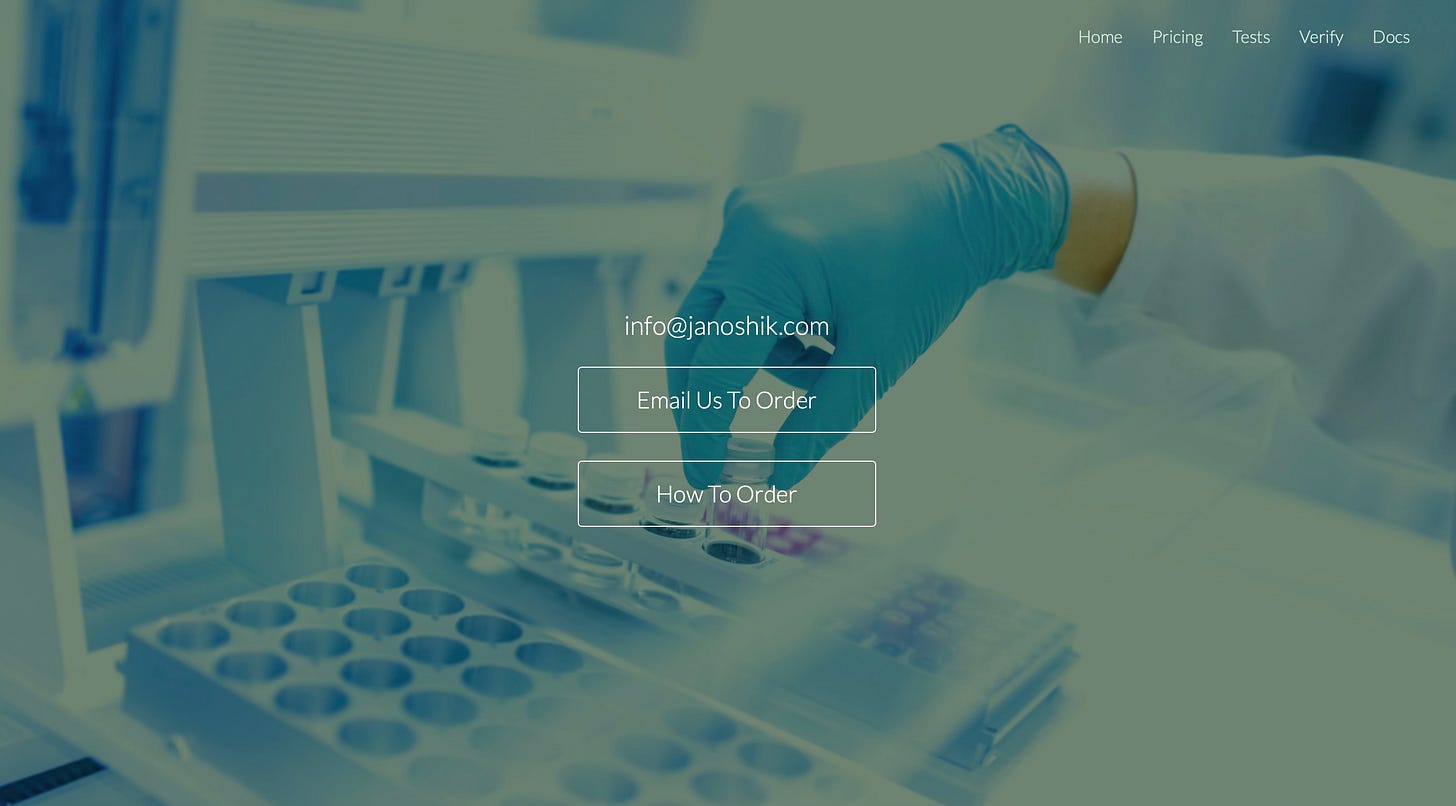 Janoshik Analytical Announces New Year Package Deals