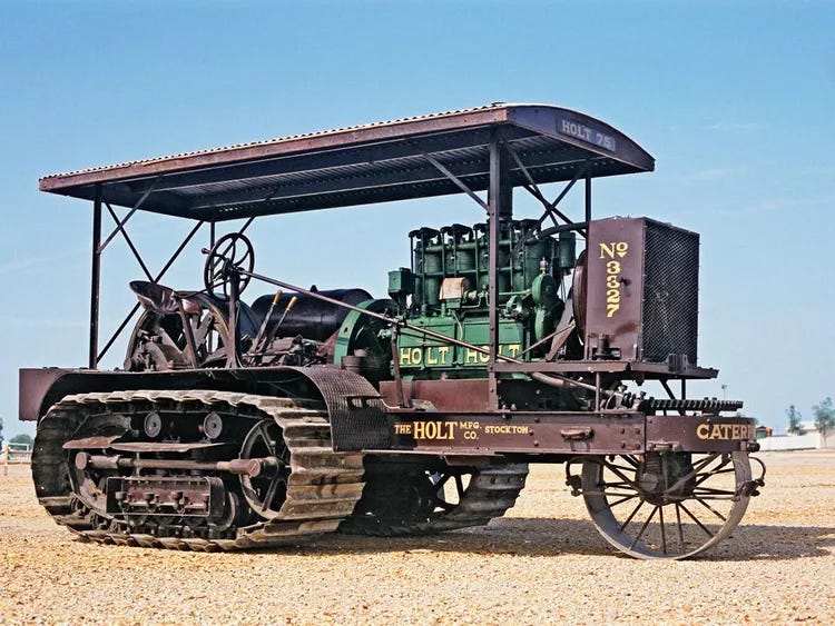 The Genesis of Continuous Track Technology: Benjamin Holt’s Tractor and ...