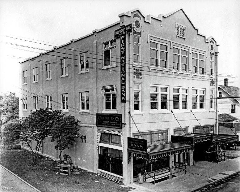 Panoramic View of Downtown Miami in 1955 - by Casey Piket