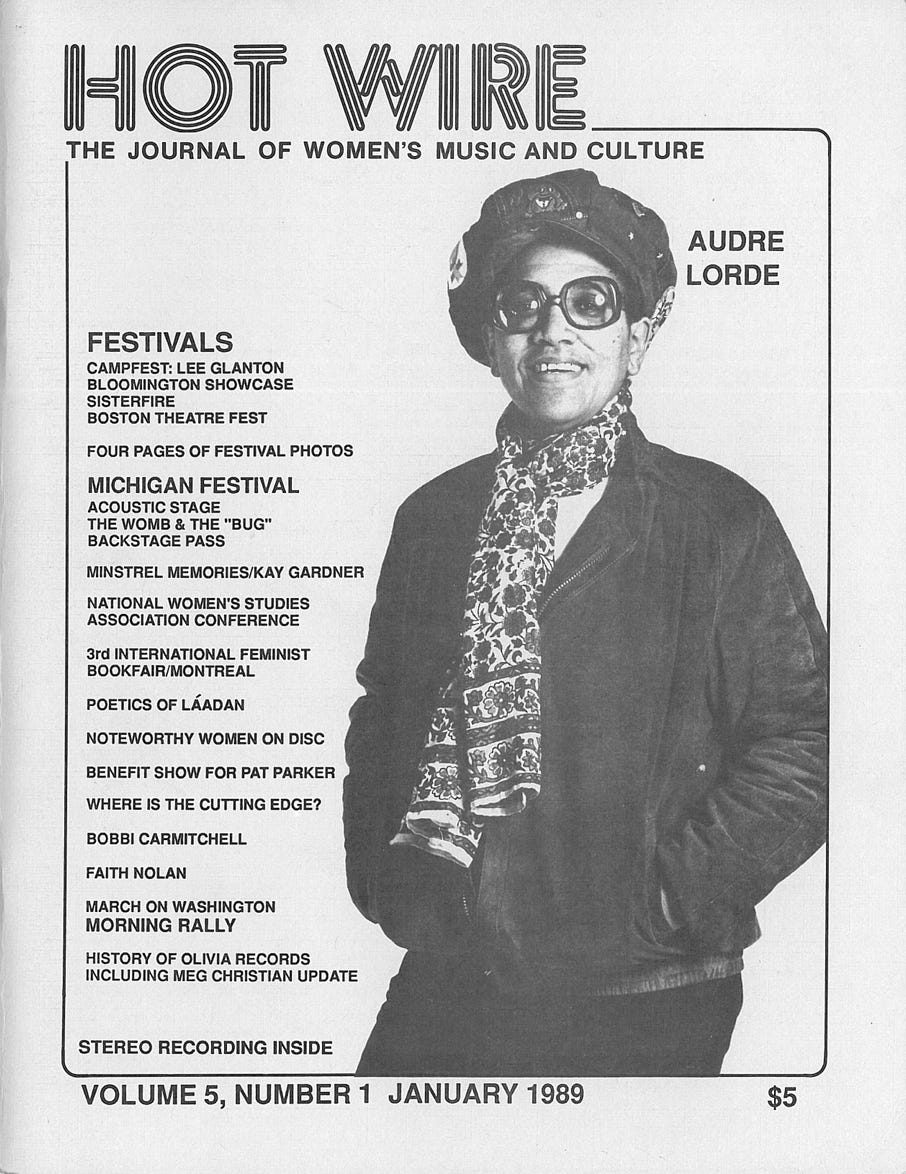 "The Artifact of Who I Have Been": Audre Lorde’s Life & Legacy in Print