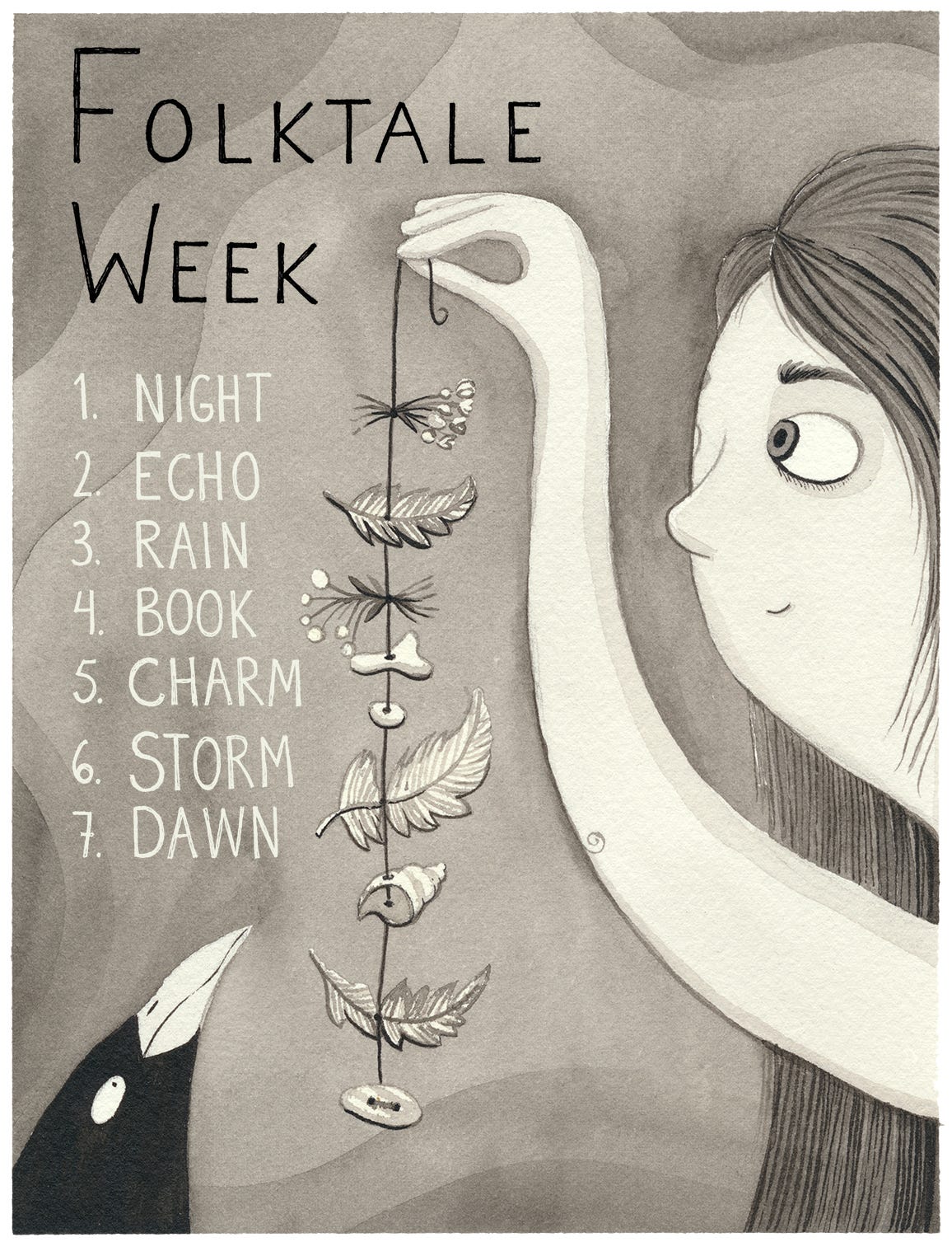 Folktale Week - by Viktoria Åström - Art by Viktoria