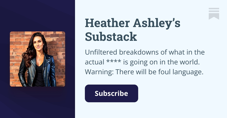 What I do... - Heather Ashley’s Substack