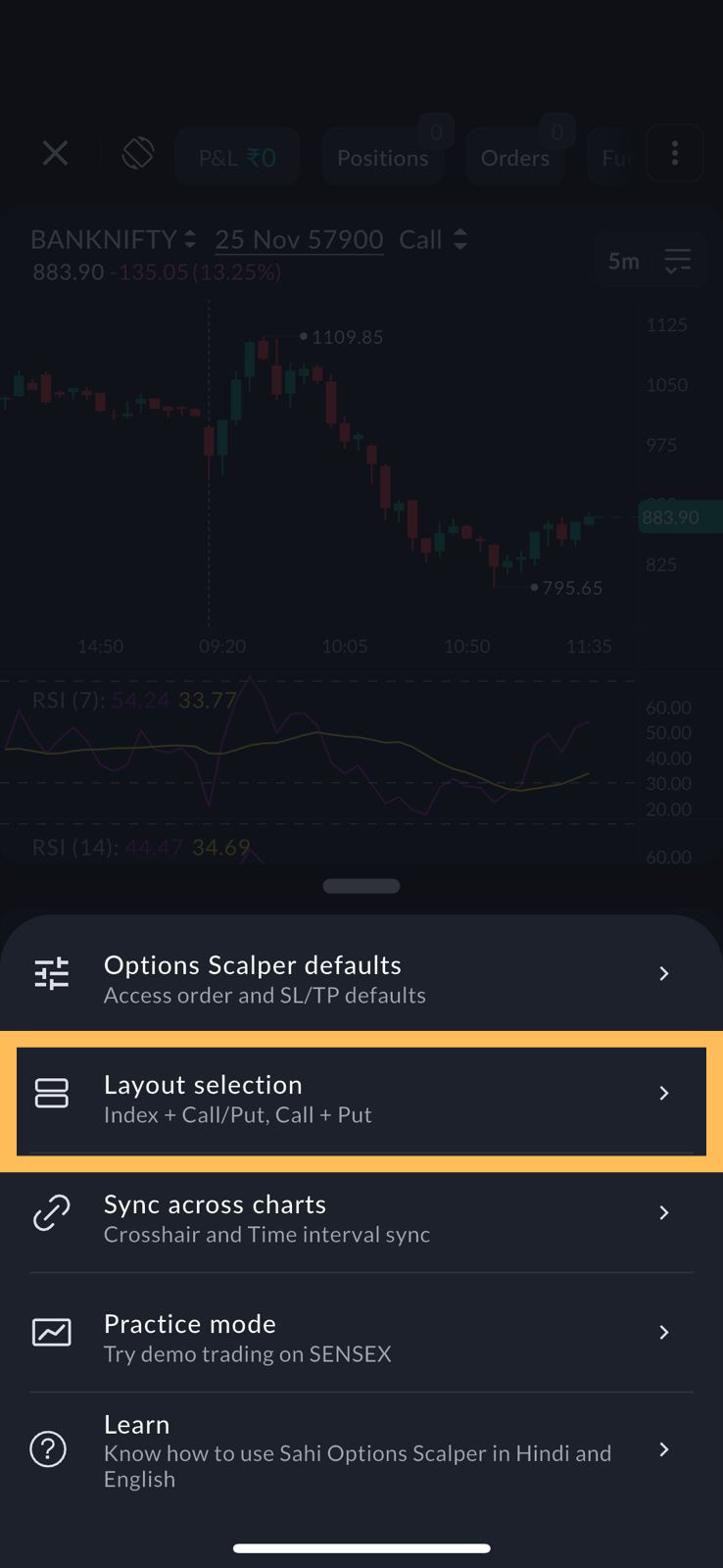 What’s New on Sahi | Dual Charts for Calls & Puts in Scalper Mode