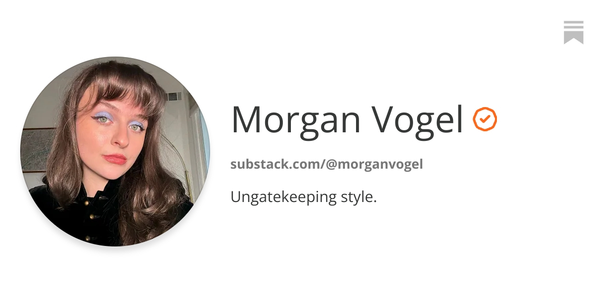 Morgan Vogel | Substack