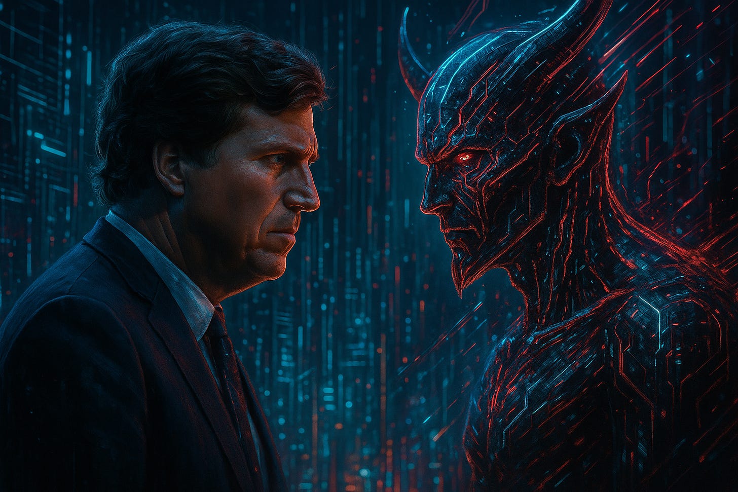Tucker Declared War on Satan (and Satan and His Followers Are Fighting ...