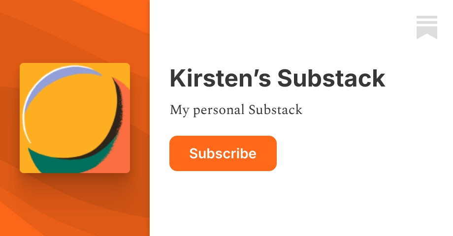 About - Kirsten’s Substack