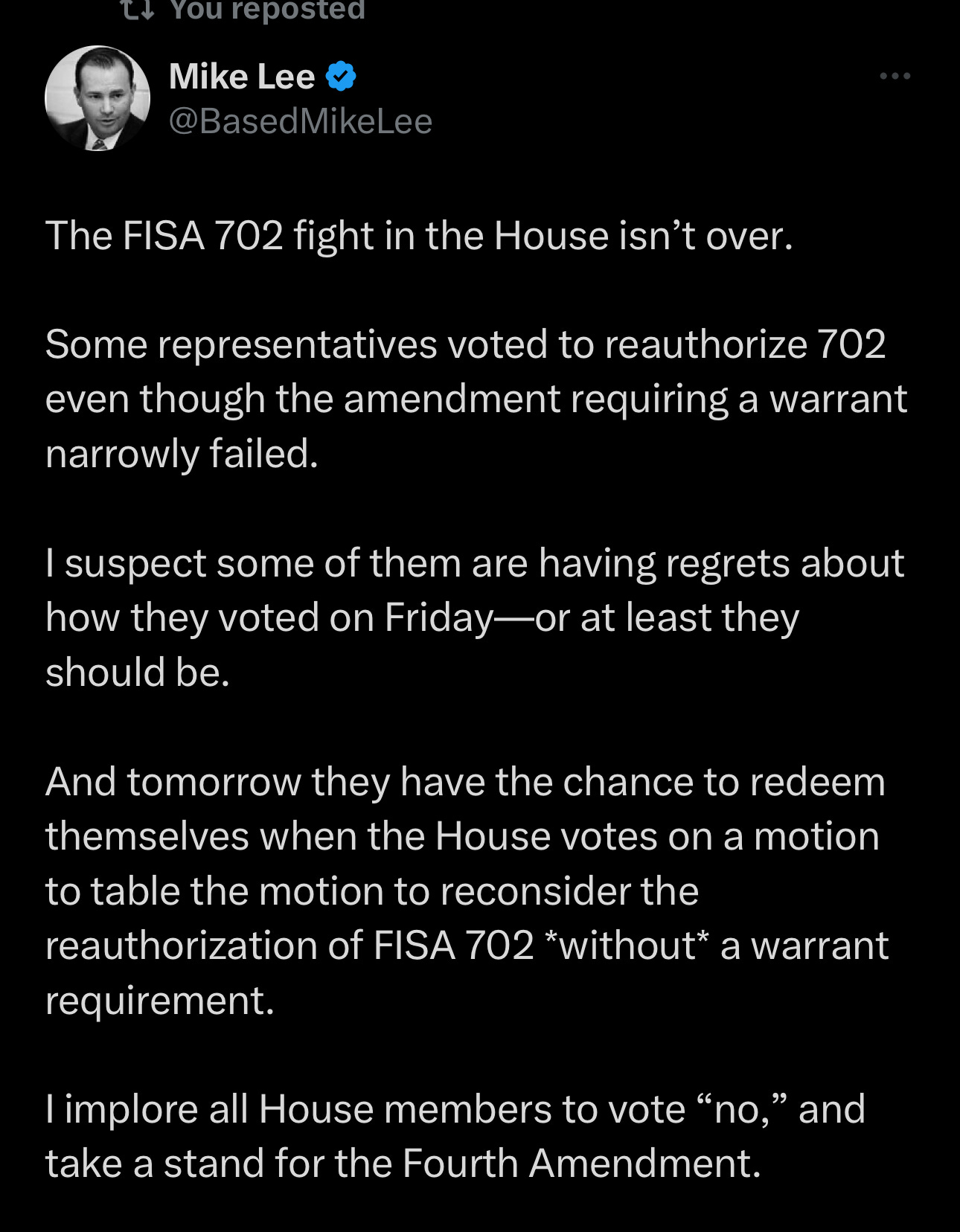 The FISA Fight Ain’t Over - by Merissa Hansen