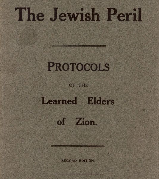The Marx, Darwin and Nietzsche Passage in the Protocols of Zion