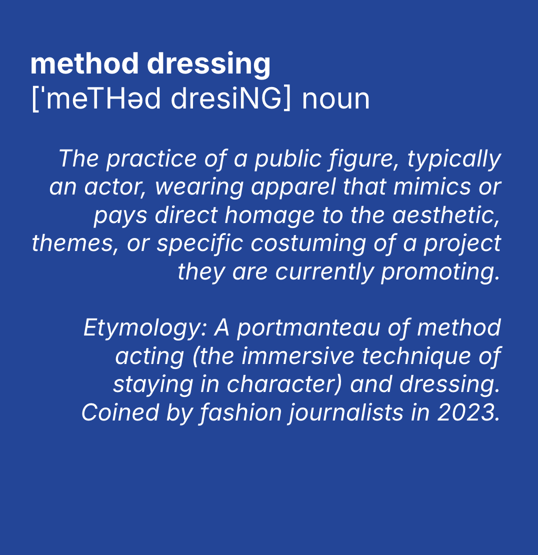 Margot, Wuthering Heights, and Method Dressing on the red carpet