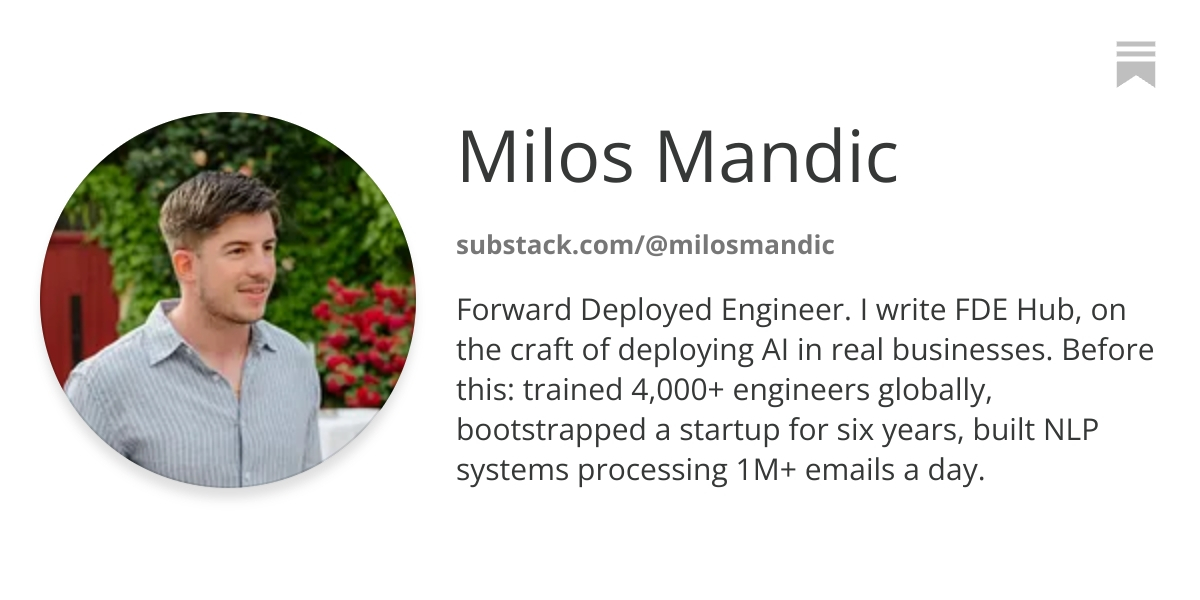 Milos Mandic | Substack