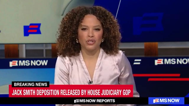 BREAKING JACK SMITH'S DEPOSITION IS RELEASED BY CONGRESS