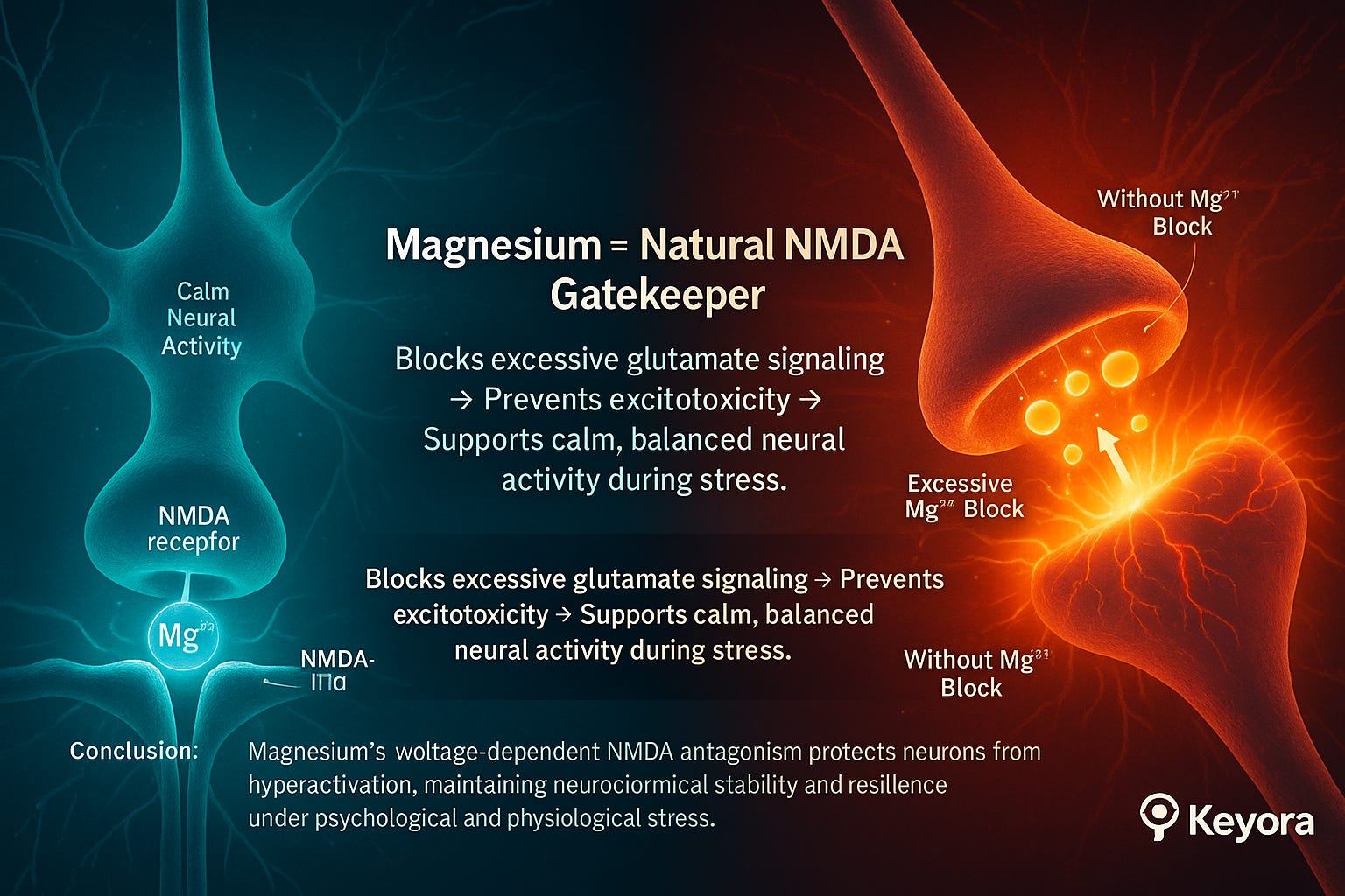 The Brain’s Brake Pedal: The Neuroscience of Magnesium Glycinate