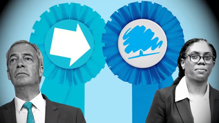 Reform vs Conservatives - David Vance Substack