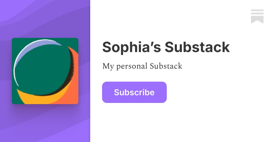 Welcome - by Sophia James - Sophia’s Substack