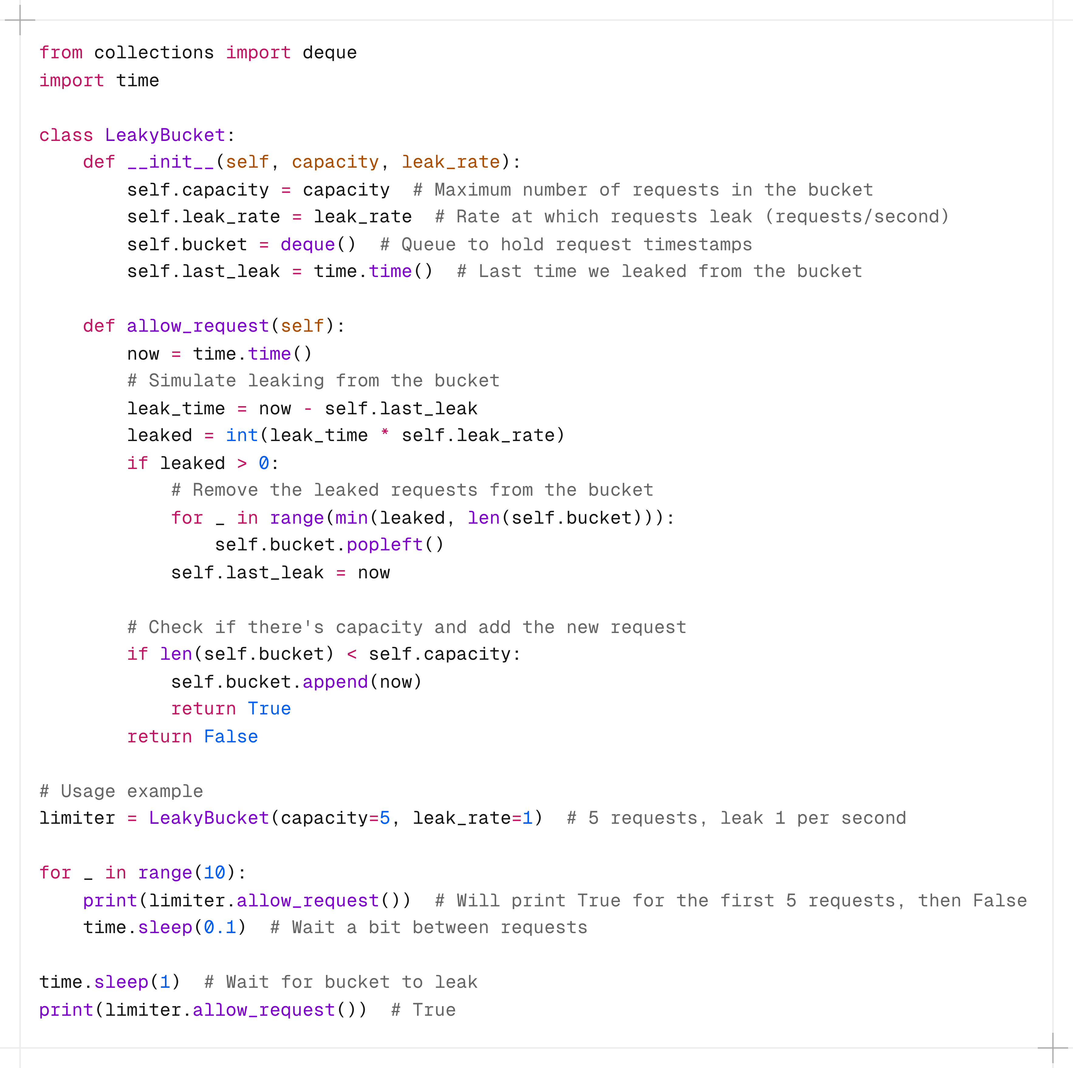 Rate Limiting Algorithms Explained with Code