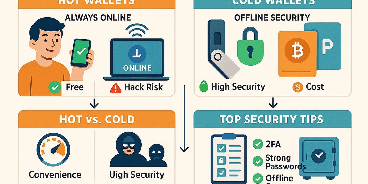 Crypto Wallet Types: Hot vs. Cold & Essential Security Guide