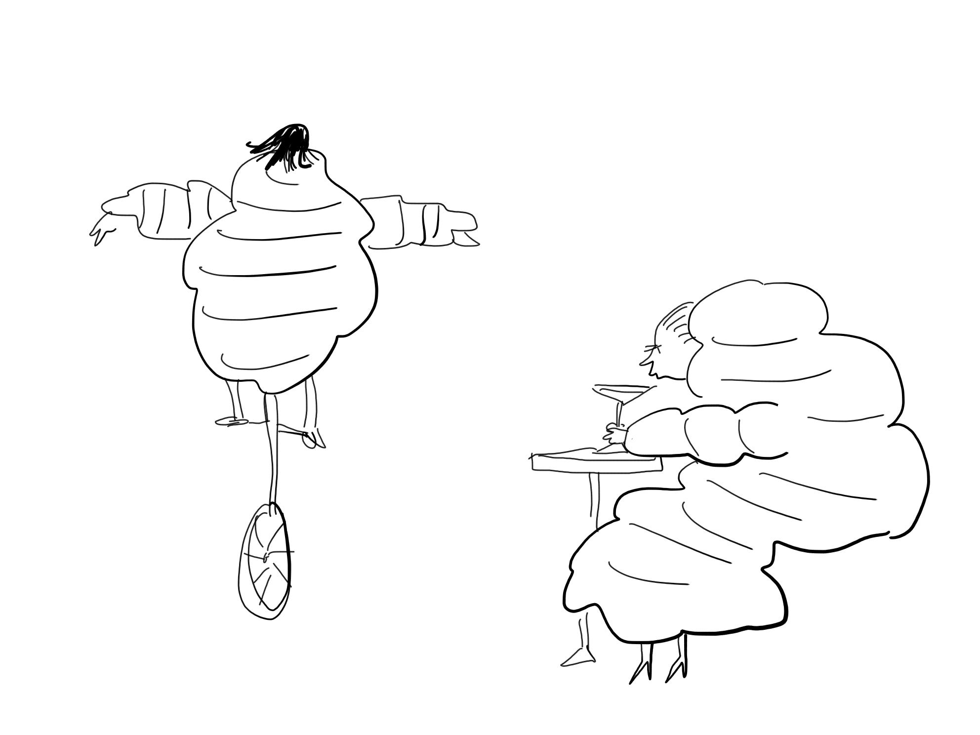 Silly Drawings Saturday - by Liza Donnelly - Seeing Things