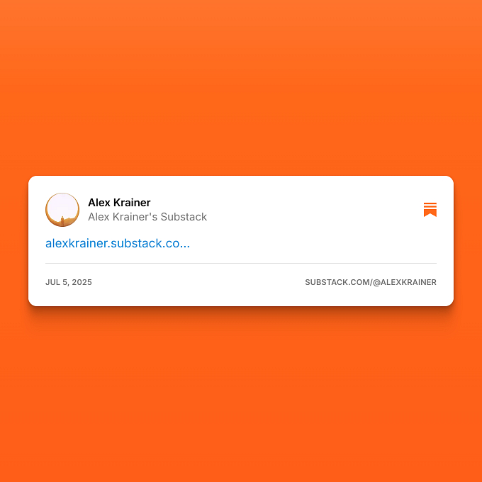Alex Krainer (@alexkrainer): "https://open.substack.com/pub/alexkrainer/p/happy-us-independence ...