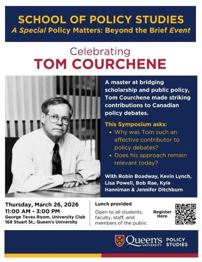 Remembering Prof. Tom Courchene (1940-2025)